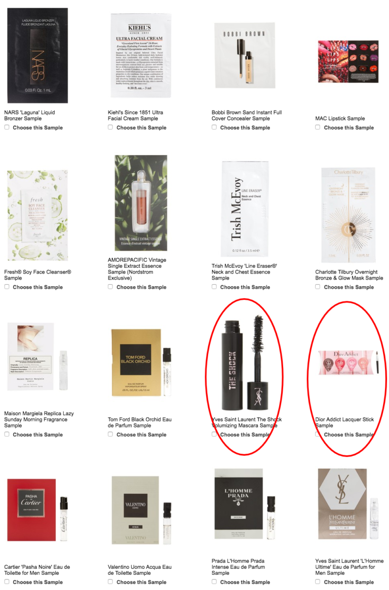 Nordstrom: Free YSL mascara sample w/ANY purchase + more - Gift With ...