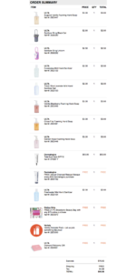 My today’s Ulta order | Gift With Purchase