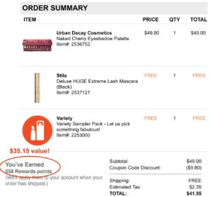My today’s Ulta order | Gift With Purchase