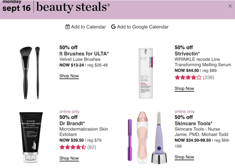 Ulta: New sale items + MORE | Gift With Purchase