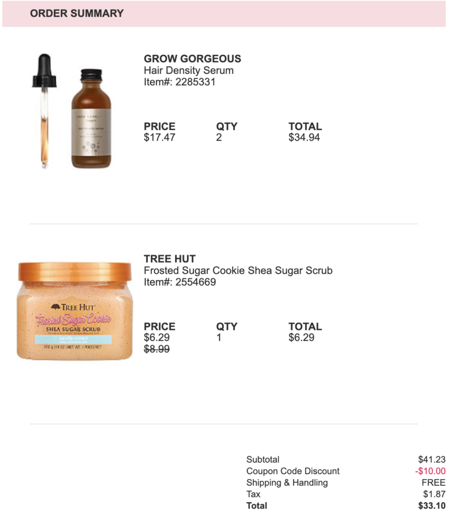My Today’s Ulta Order with code LASTCALL19 | Gift With Purchase