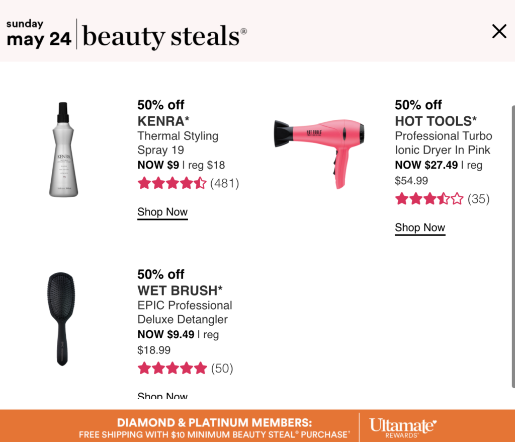 Ulta Gorgeous Hair Event – 5/24(tomorrow) | Gift With Purchase