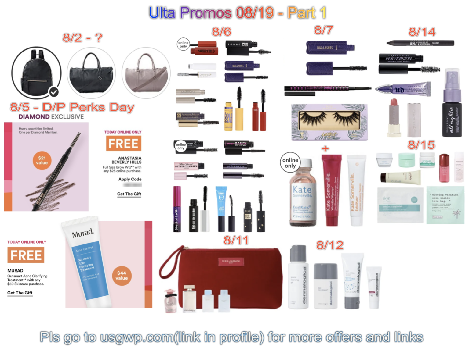 Ulta Promos in August 2019 | Gift With Purchase