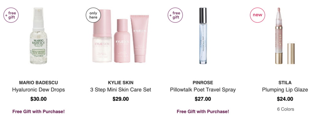 Ulta: new sale items | Gift With Purchase