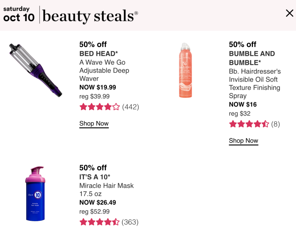 Ulta Gorgeous Hair Event 10/4 – 10/24 | Gift With Purchase