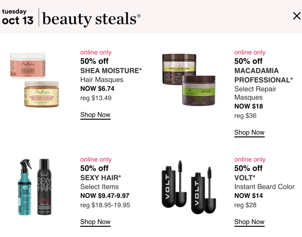 Ulta Gorgeous Hair Event 10/4 – 10/24 | Gift With Purchase