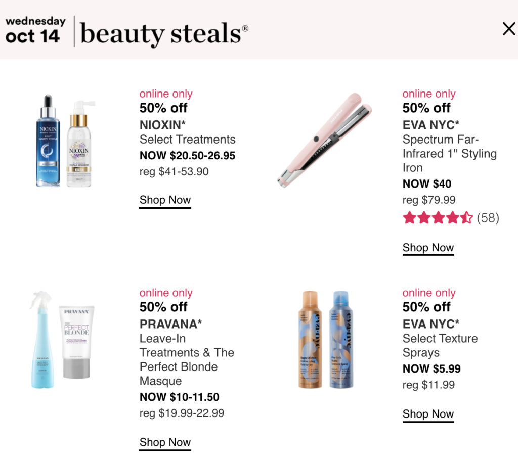 Ulta Gorgeous Hair Event 10/4 – 10/24 | Gift With Purchase