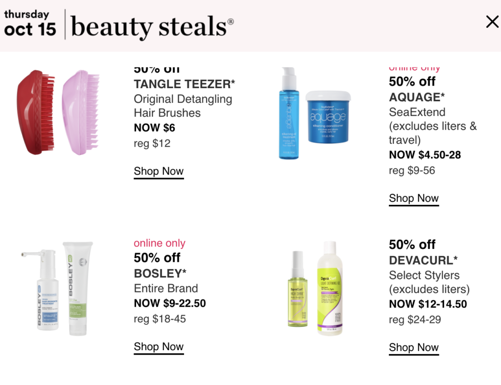 Ulta Gorgeous Hair Event 10/4 – 10/24 | Gift With Purchase