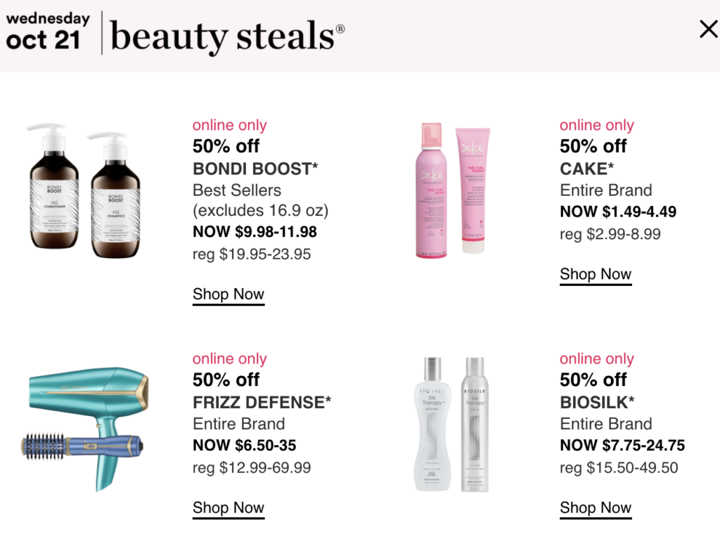 Ulta Gorgeous Hair Event 10/4 – 10/24 | Gift With Purchase