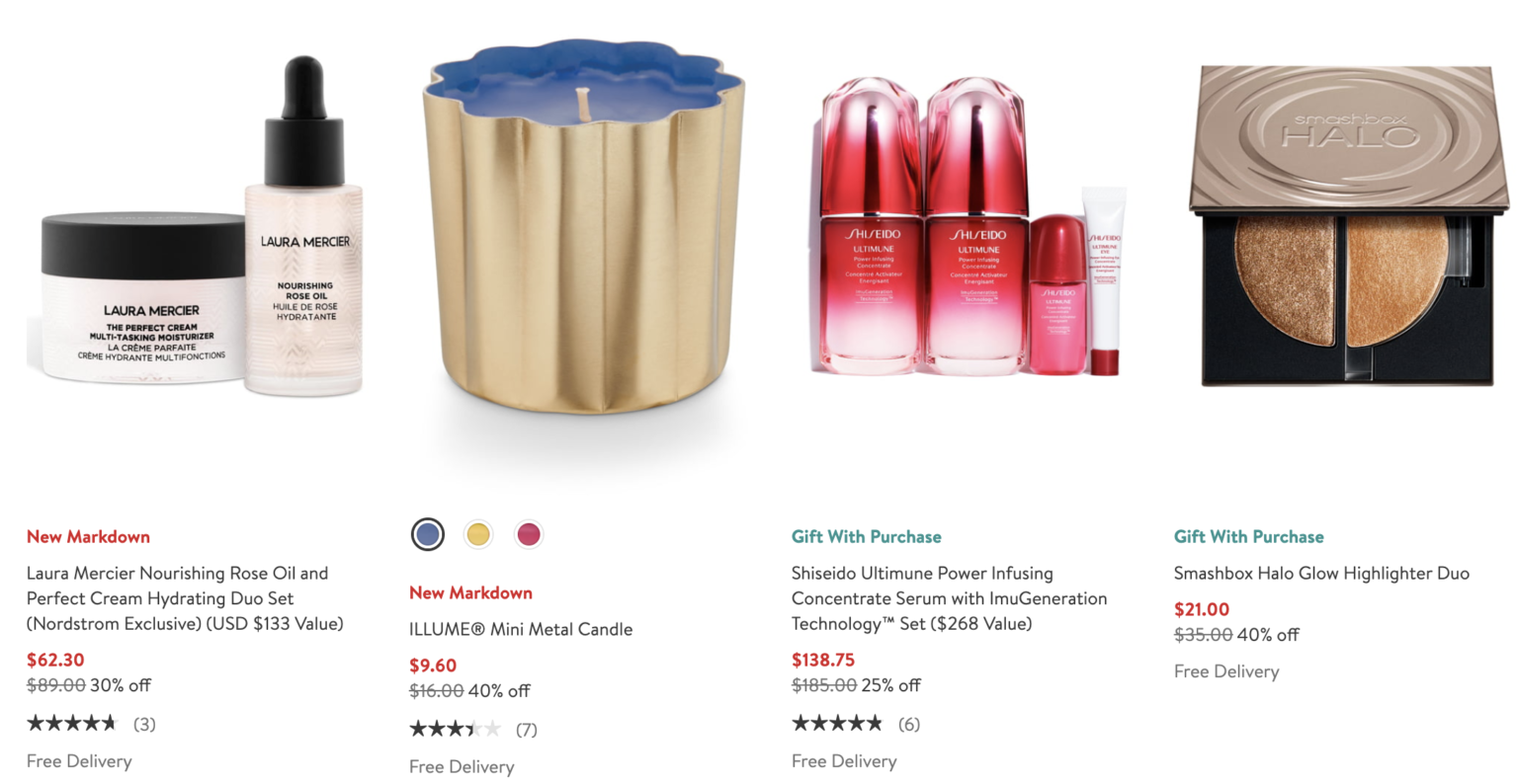 Nordstrom: Free samples filled beauty bag w/$150 Space NK purchase($200 ...