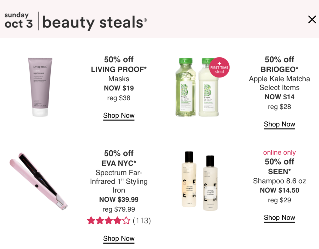 Ulta Gorgeous Hair Event (10/3 - 10/23) - Gift With Purchase