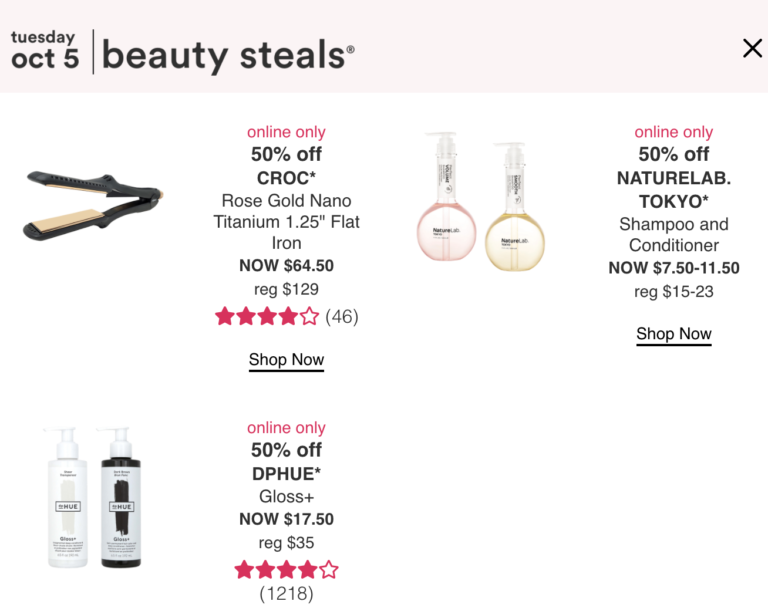 Ulta Gorgeous Hair Event (10/3 - 10/23) - Gift With Purchase