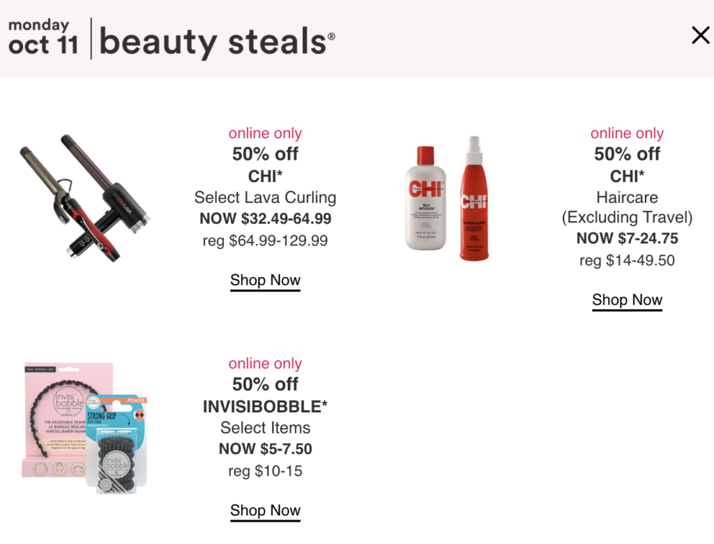 Ulta Gorgeous Hair Event (10/3 - 10/23) - Gift With Purchase