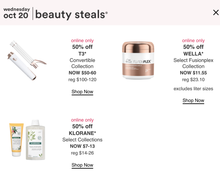 Ulta Gorgeous Hair Event (10/3 - 10/23) - Gift With Purchase