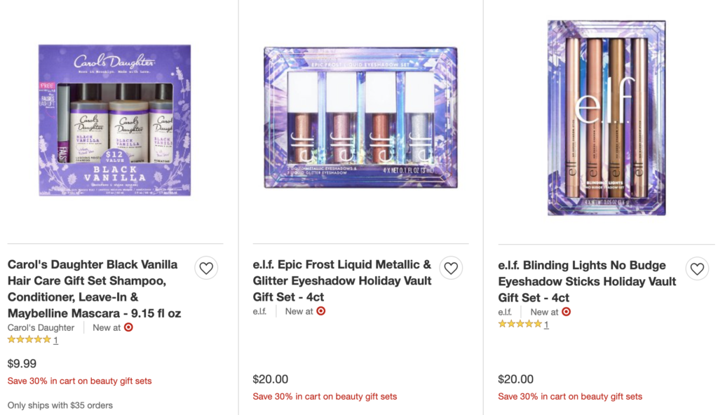 Target: 30% off select beauty sets – today only | Gift With Purchase