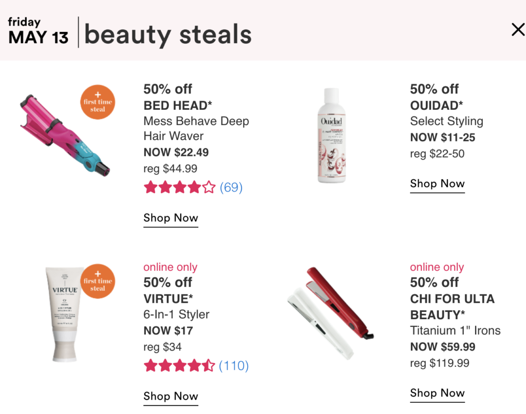 Ulta Gorgeous Hair Event (5/8 - 5/28) - Gift With Purchase