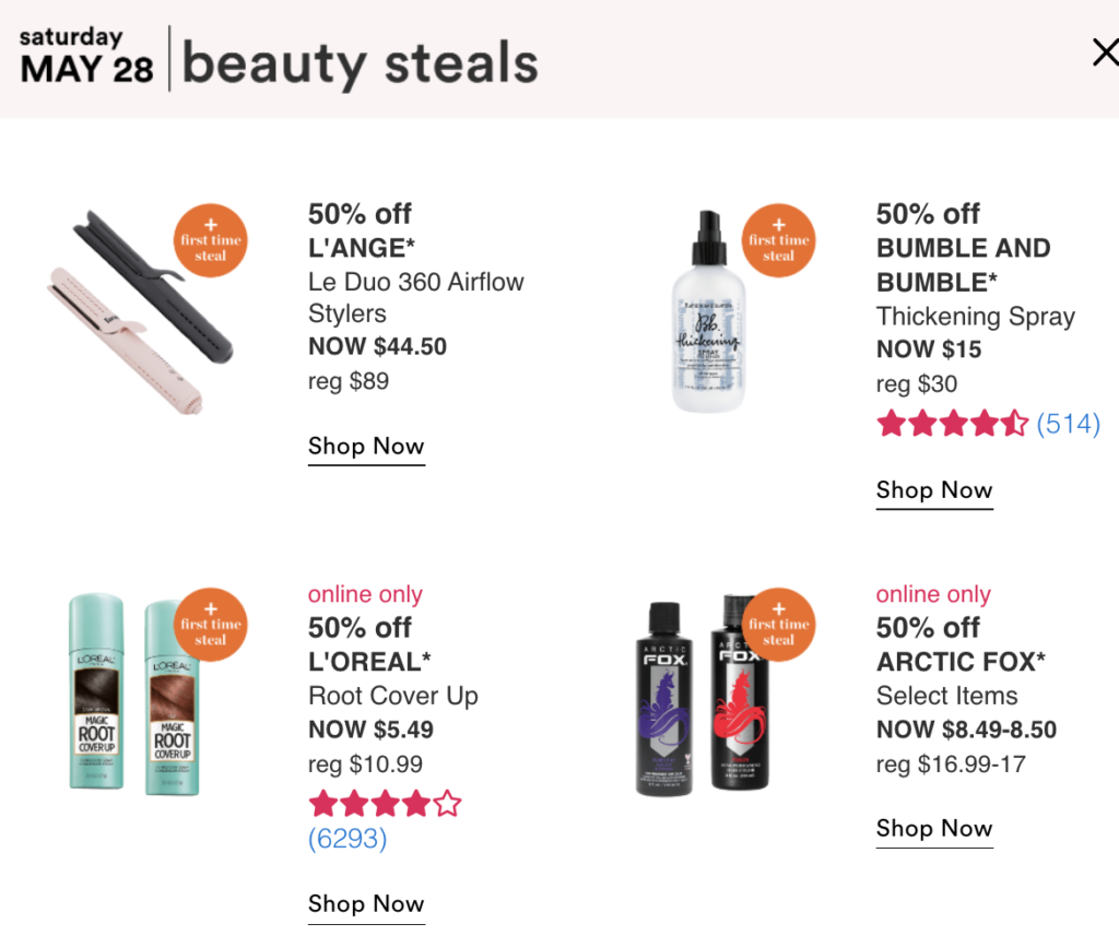 Ulta Gorgeous Hair Event (5/8 - 5/28) - Gift With Purchase