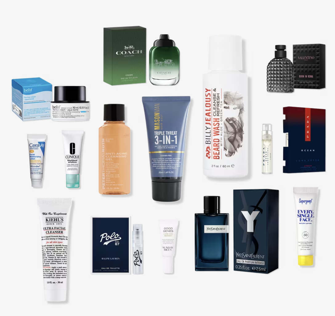 Ulta: Choose 1 of 2 free Men’s Sampler sets with $60 purchase | Gift ...